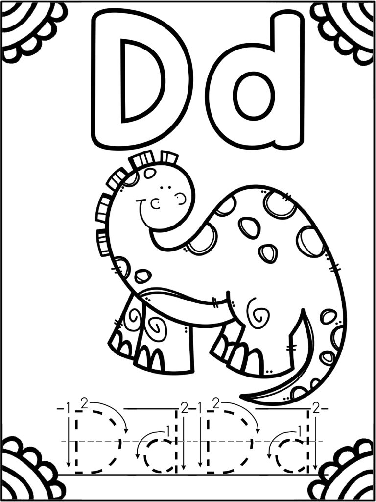 Abecedario para colorear y trabajar el trazo -Orientacion Andujar