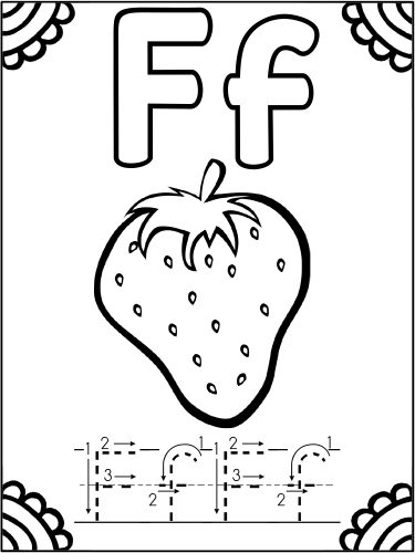 Abecedario para colorear y trabajar el trazo -Orientacion Andujar