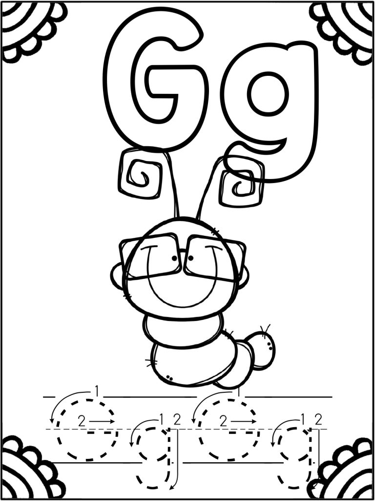 Abecedario para colorear y trabajar el trazo -Orientacion Andujar