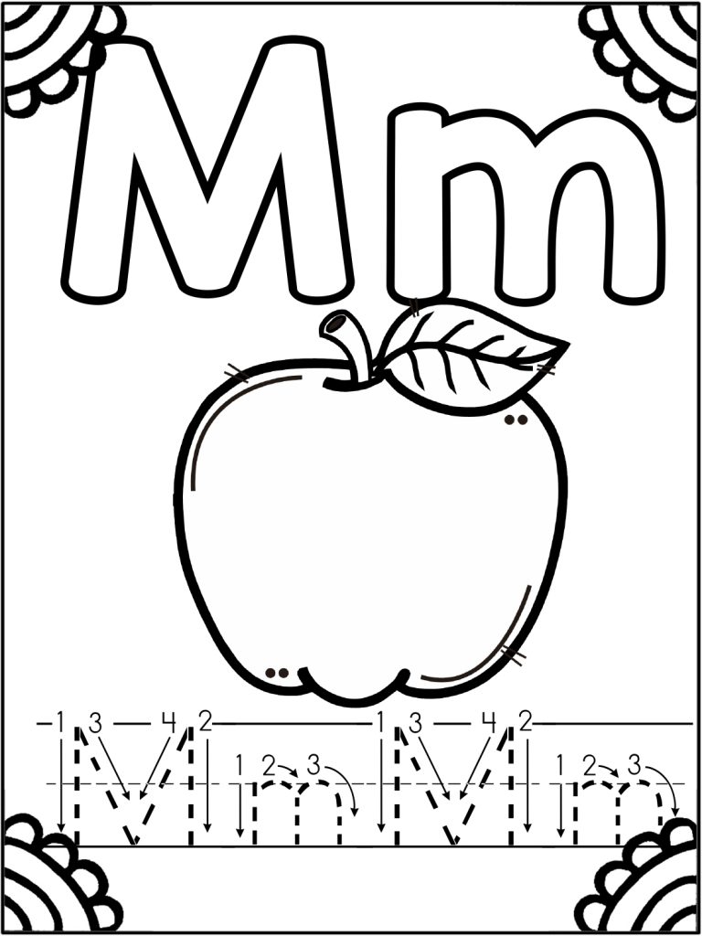 Abecedario para colorear y trabajar el trazo -Orientacion Andujar