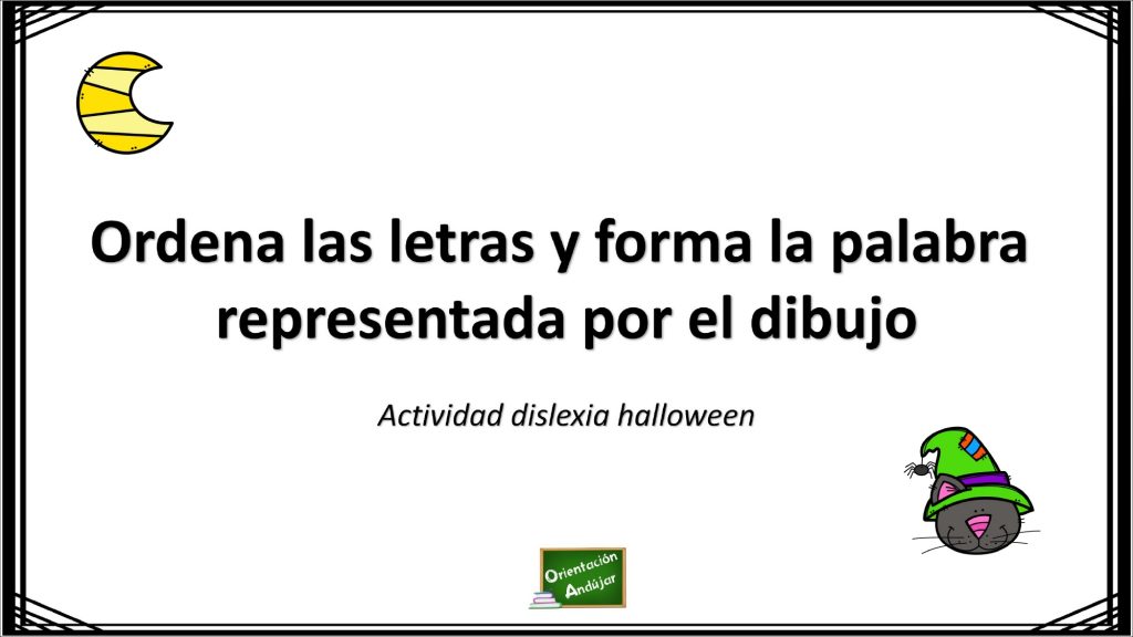 Conciencia fonológica ordenamos letras especial halloween -Orientacion ...