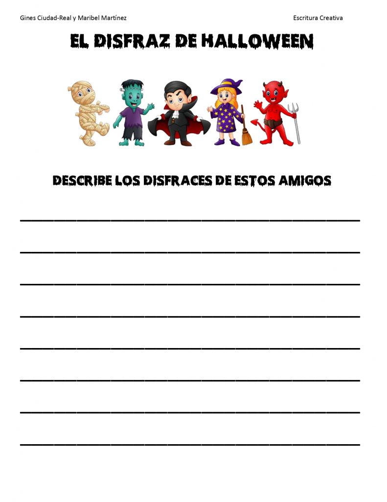 Escritura creativa especial halloween -Orientacion Andujar