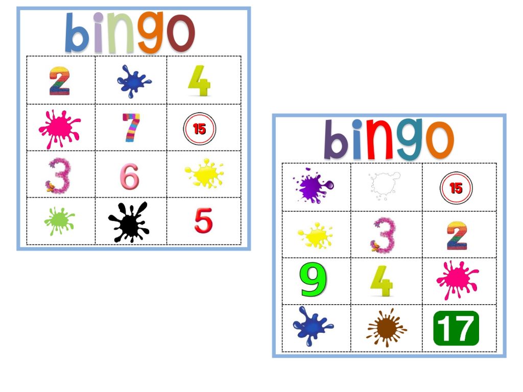 Aprendemos jugando los números y los colores en inglés con este ...