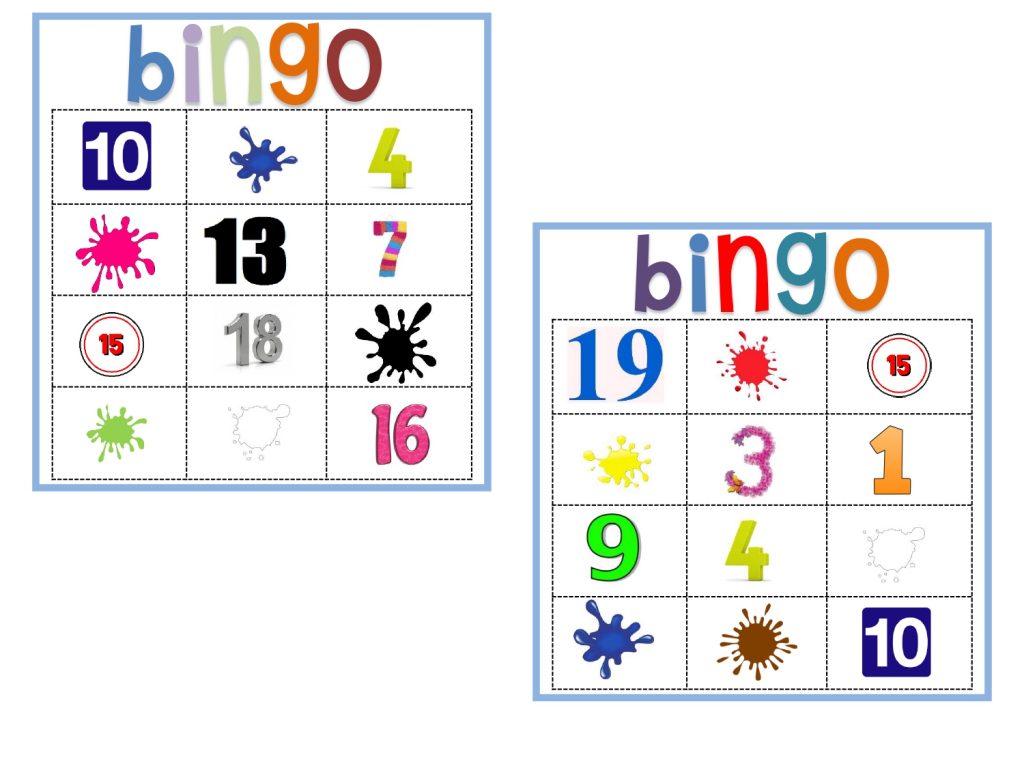 Bingonumbers: Aprendemos jugando los números en inglés -Orientacion Andujar