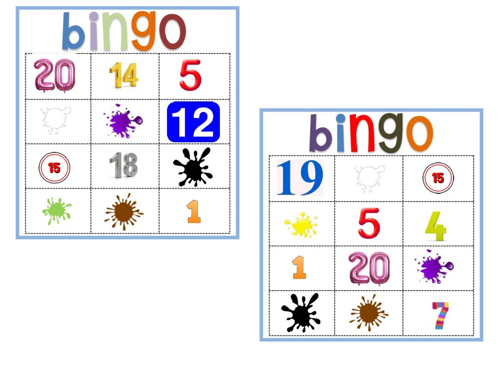 Bingonumbers: Aprendemos jugando los números en inglés -Orientacion Andujar