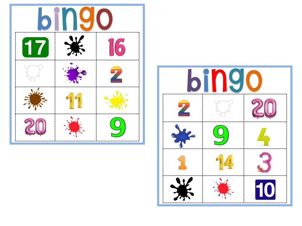 Bingonumbers: Aprendemos jugando los números en inglés -Orientacion Andujar