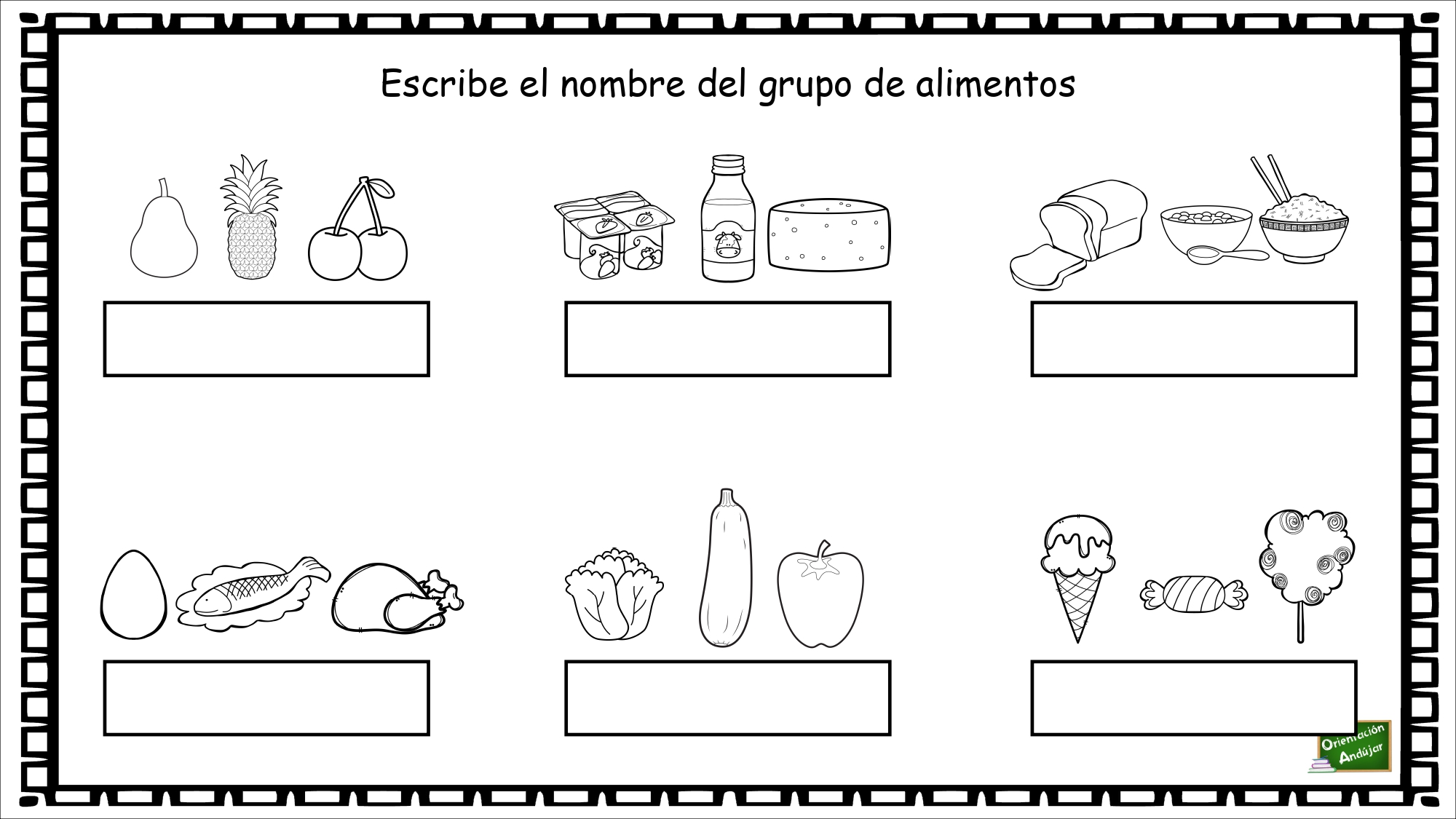 Cuaderno de actividades de la alimentación: Aprendemos los alimentos ...