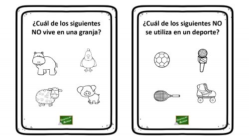 Tarjetas para trabajar la comprensión de frases negativas. -Orientacion ...