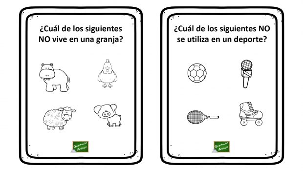 Tarjetas para trabajar la comprensión de frases negativas. -Orientacion ...