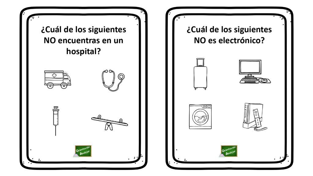Tarjetas para trabajar la comprensión de frases negativas. -Orientacion ...