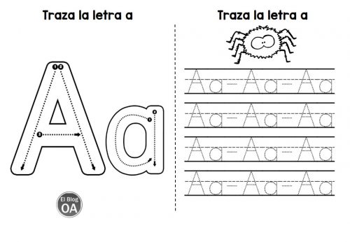 Método Lectoescritura Mi librito interactivo de la letra a -Orientacion ...