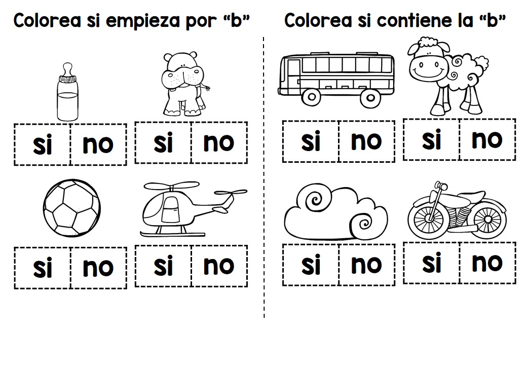 Método Lectoescritura Mi libro interactivo de la letra b (8 ...