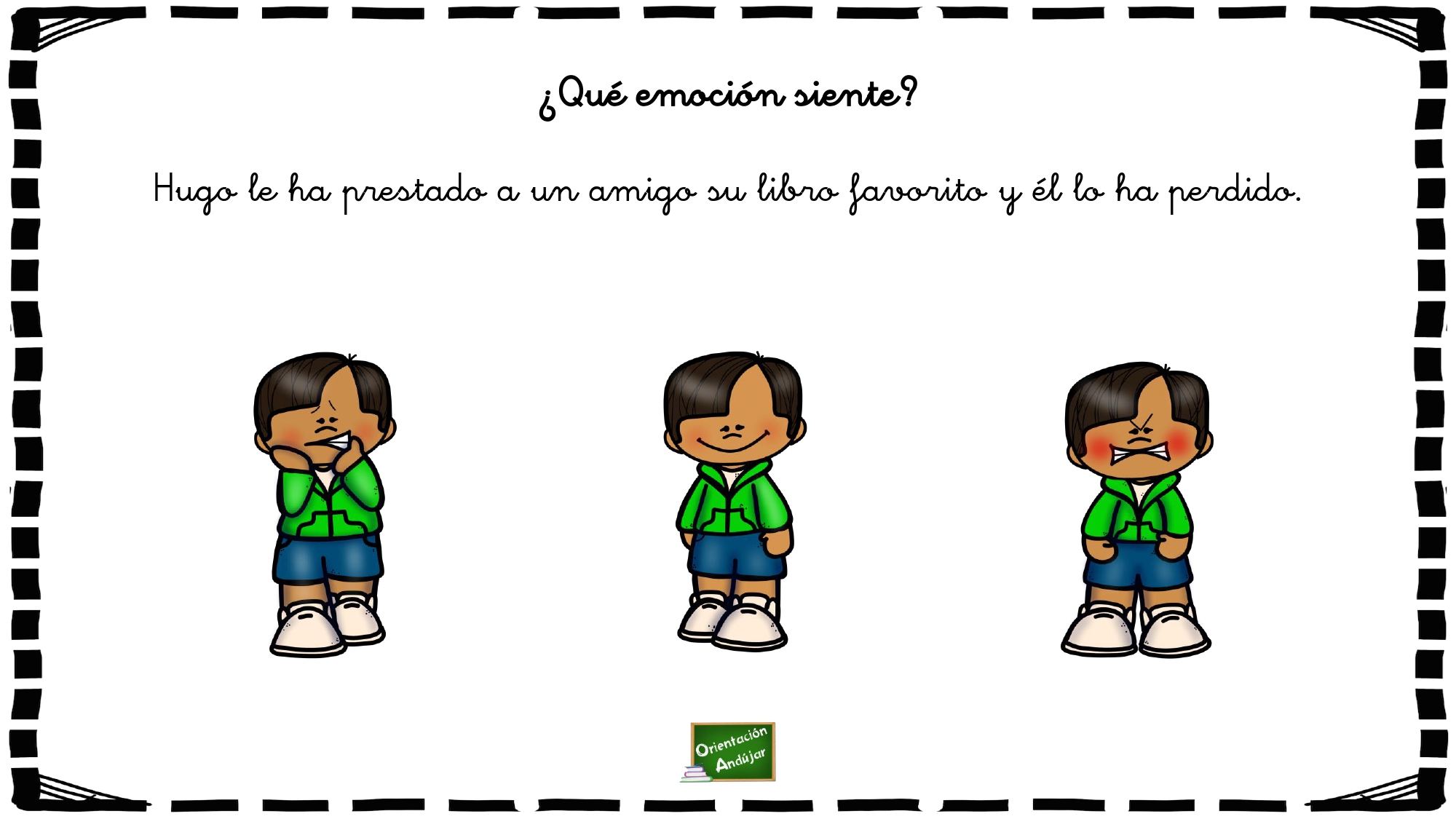 Actividad educación emocional: ¿Qué emoción siente? -Orientacion Andujar