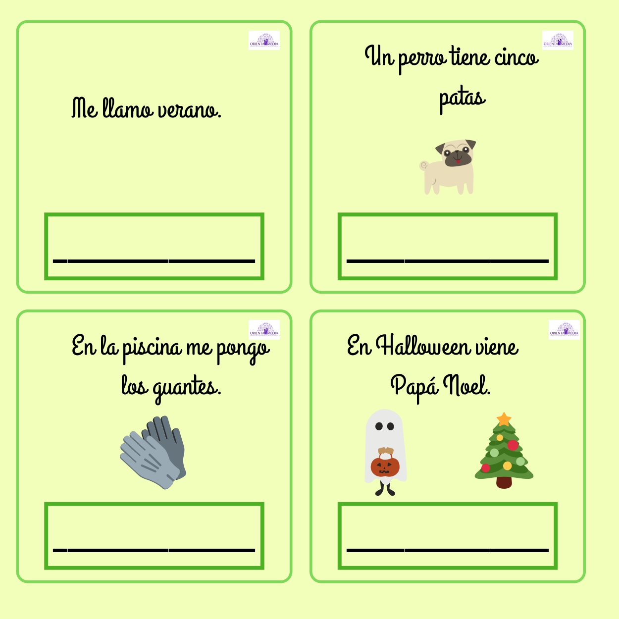 Tarjetas para identificar absurdos con pistas visuales -Orientacion Andujar