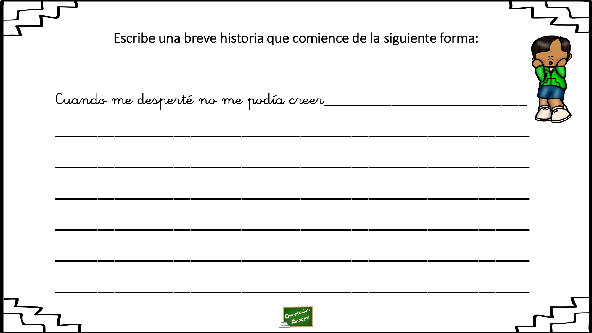 Escritura creativa: Inventa una historia con este principio ...