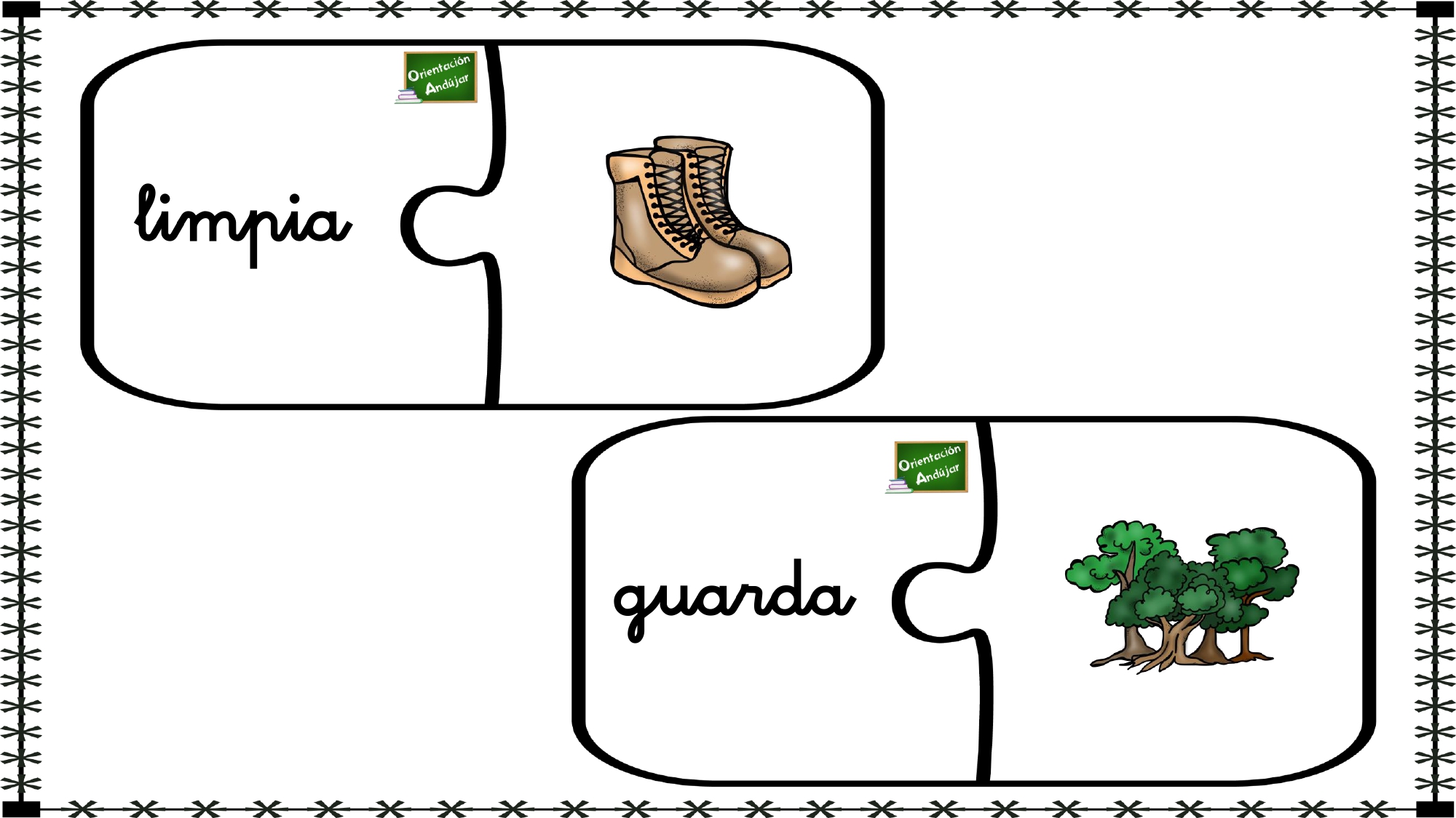 Puzle de palabras compuestas: ¿Qué palabra forman? -Orientacion Andujar