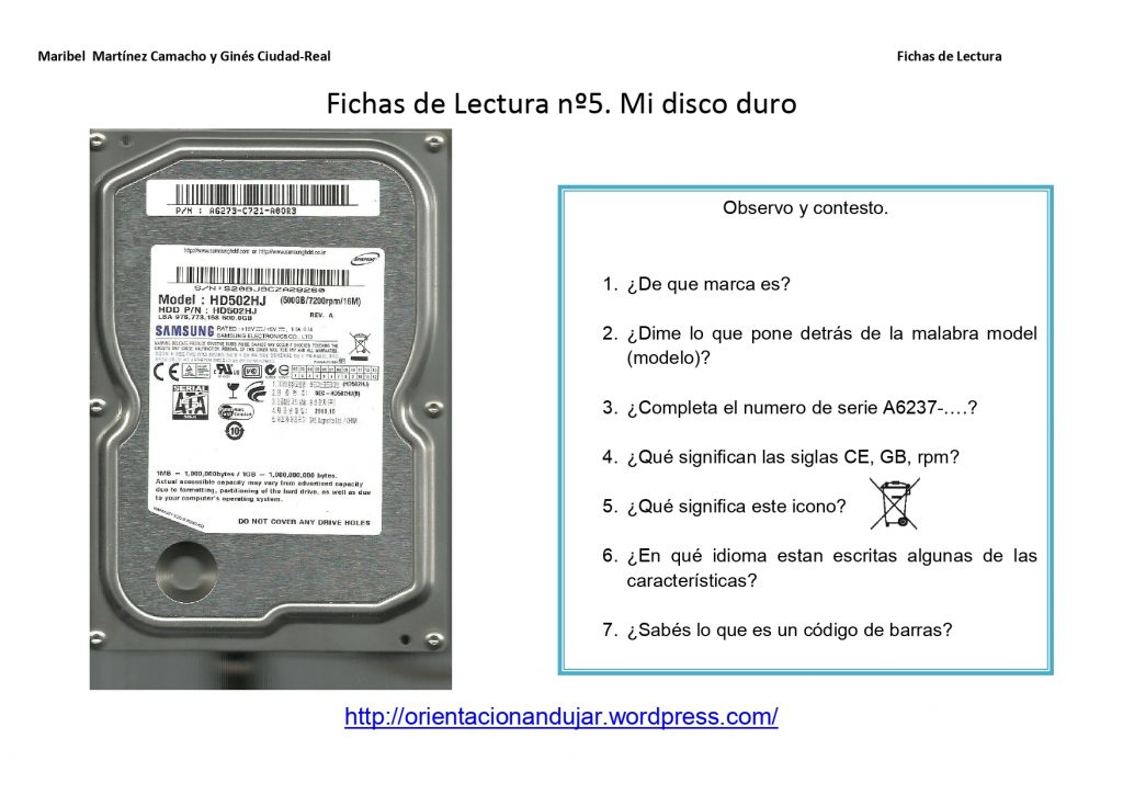 Anuncios publicitarios Fichas de comprensión lectora - Orientacion Andujar