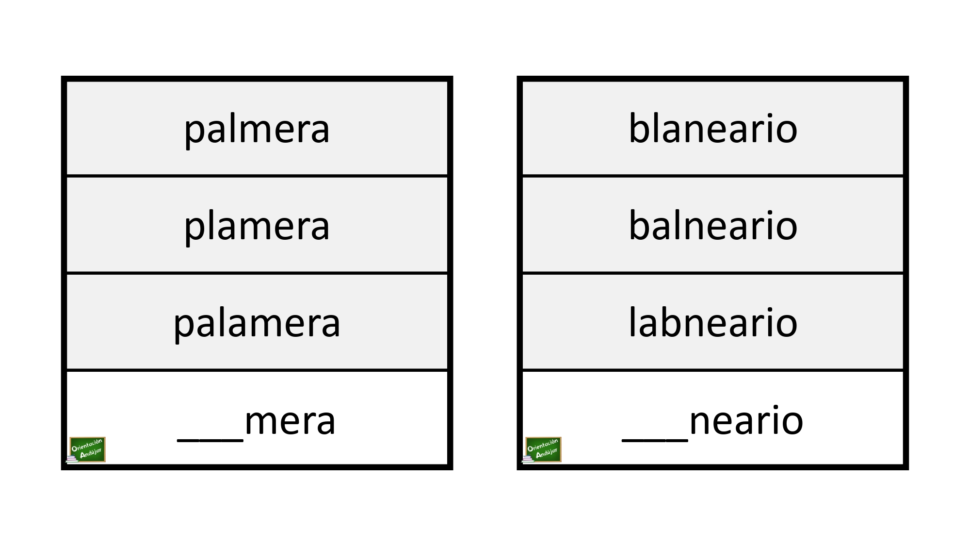 TARJETAS SILABAS MIXTAS: Señala la opción correcta y escríbela ...