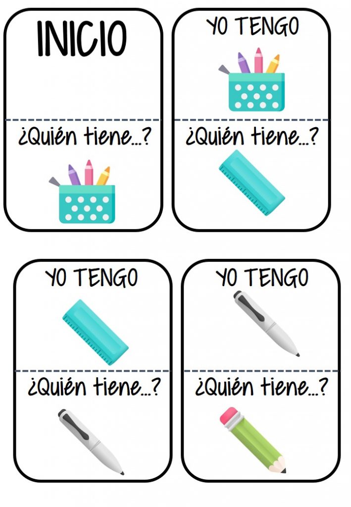 Yo tengo…¿Quién tiene…? la escuela -Orientacion Andujar