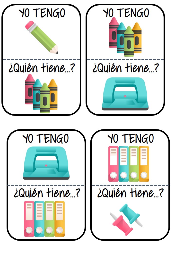 Yo tengo…¿Quién tiene…? la escuela -Orientacion Andujar