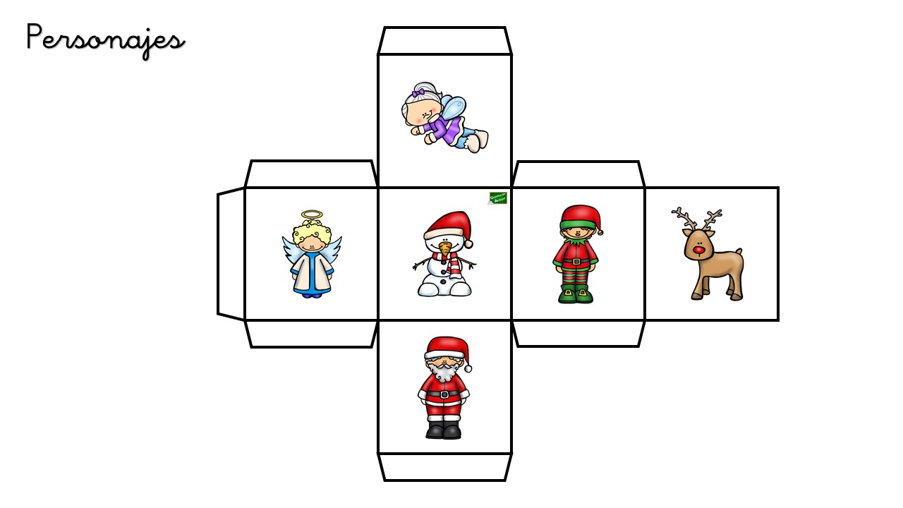 Inventa historias fantásticas con estos dados de Navidad. -Orientacion ...