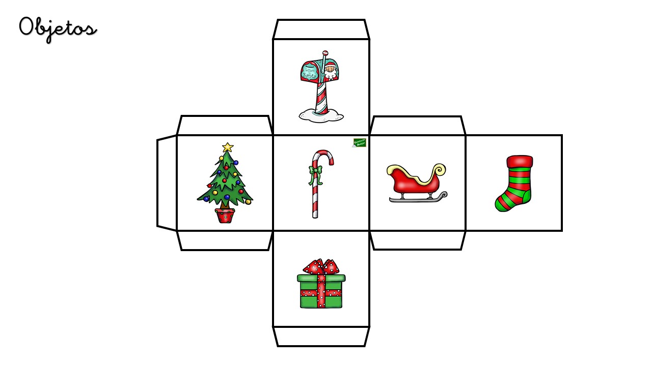 Inventa historias fantásticas con estos dados de Navidad. -Orientacion ...
