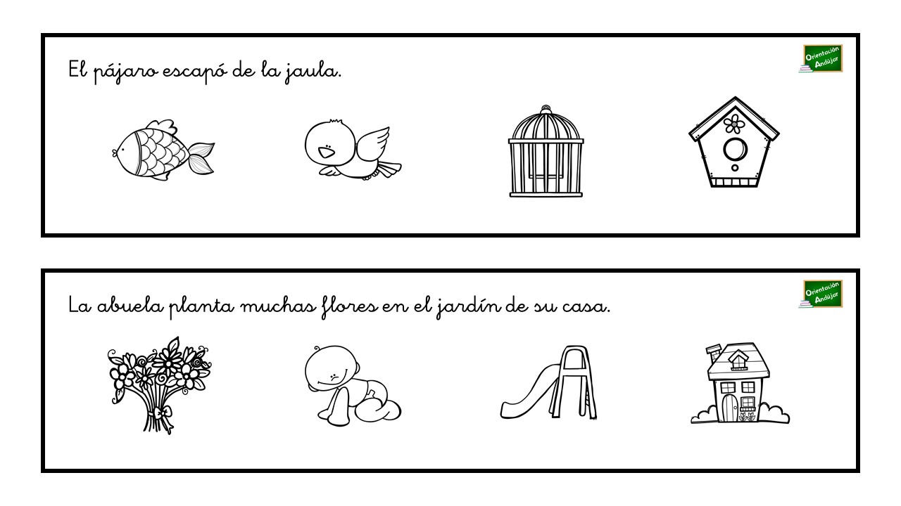 Tarjetas "Lee y colorea": Actividad de comprensión lectora y conciencia ...