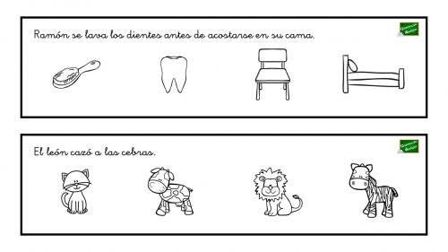 Tarjetas "Lee y colorea": Actividad de comprensión lectora y conciencia ...