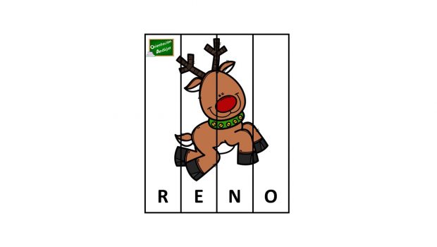 Puzzle de letras con vocabulario de Navidad -Orientacion Andujar