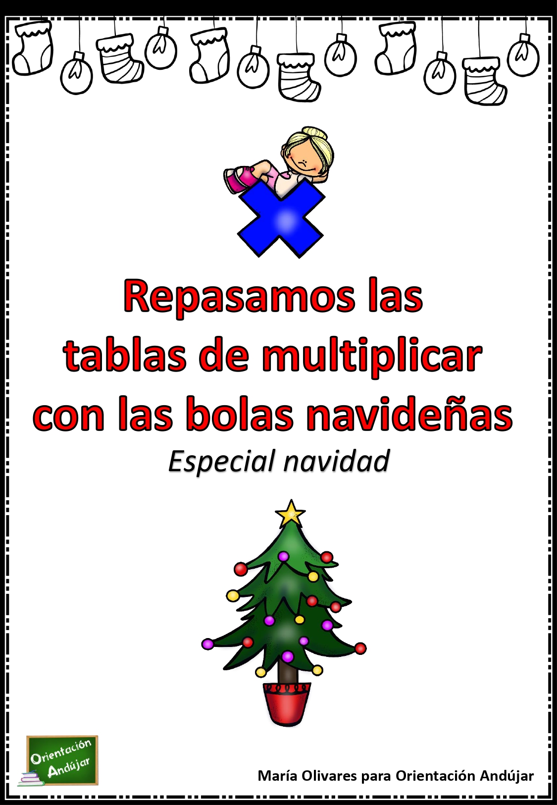 Repasamos las tablas de multiplicar con las bolas navideñas ...