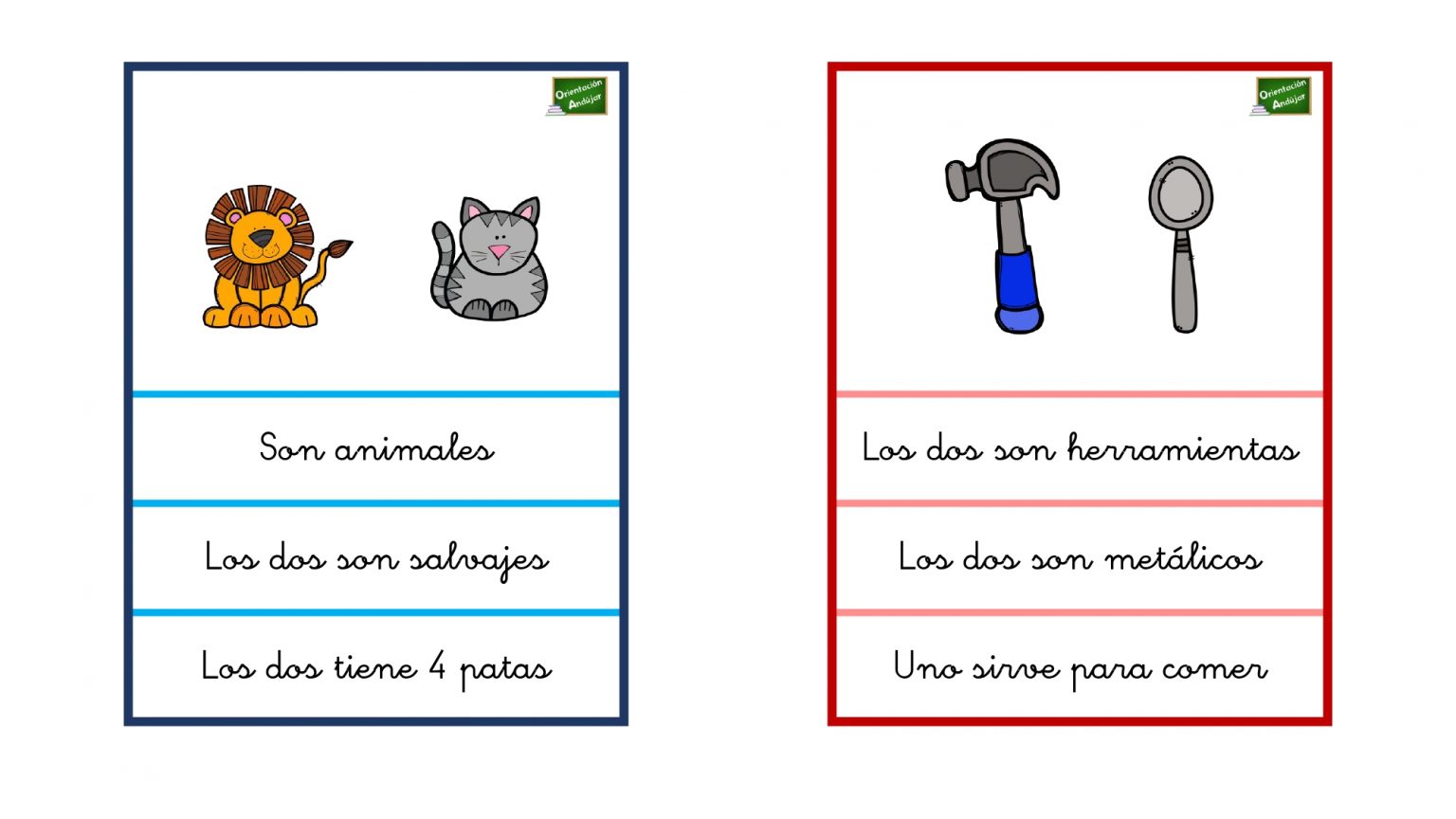 Tarjetas comprensión lectora con dibujos: Señala las frases verdaderas ...