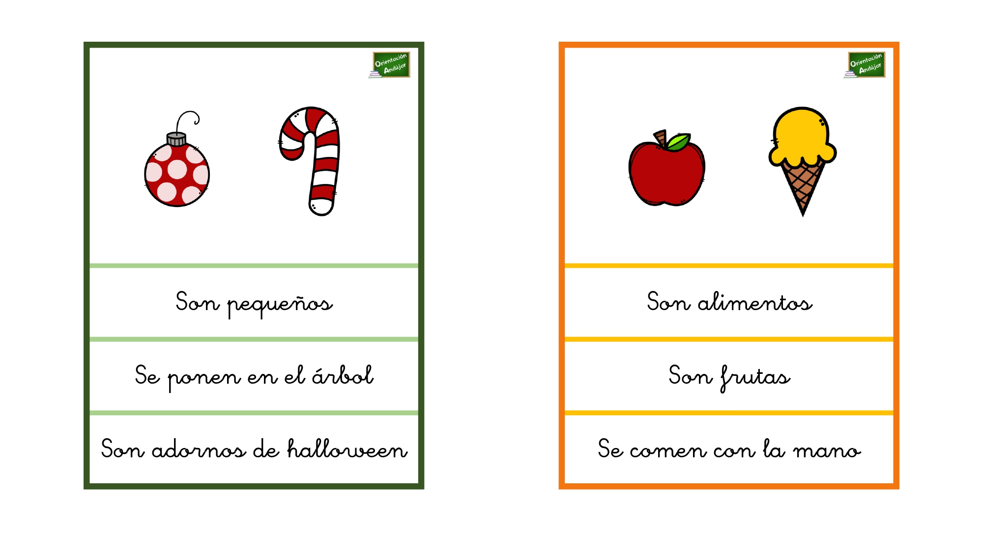 Tarjetas comprensión lectora con dibujos: Señala las frases verdaderas ...