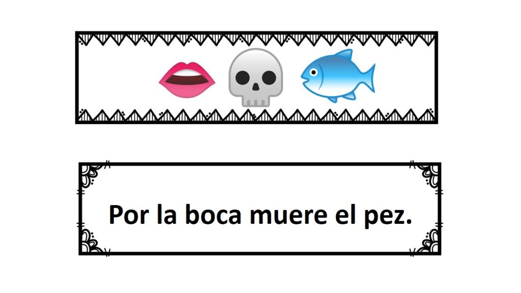 20 refranes con emojis para trabajar en clase (3) - Orientación Andújar ...