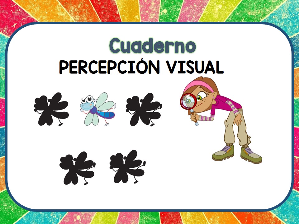 Completo cuaderno de percepción visual -Orientacion Andujar