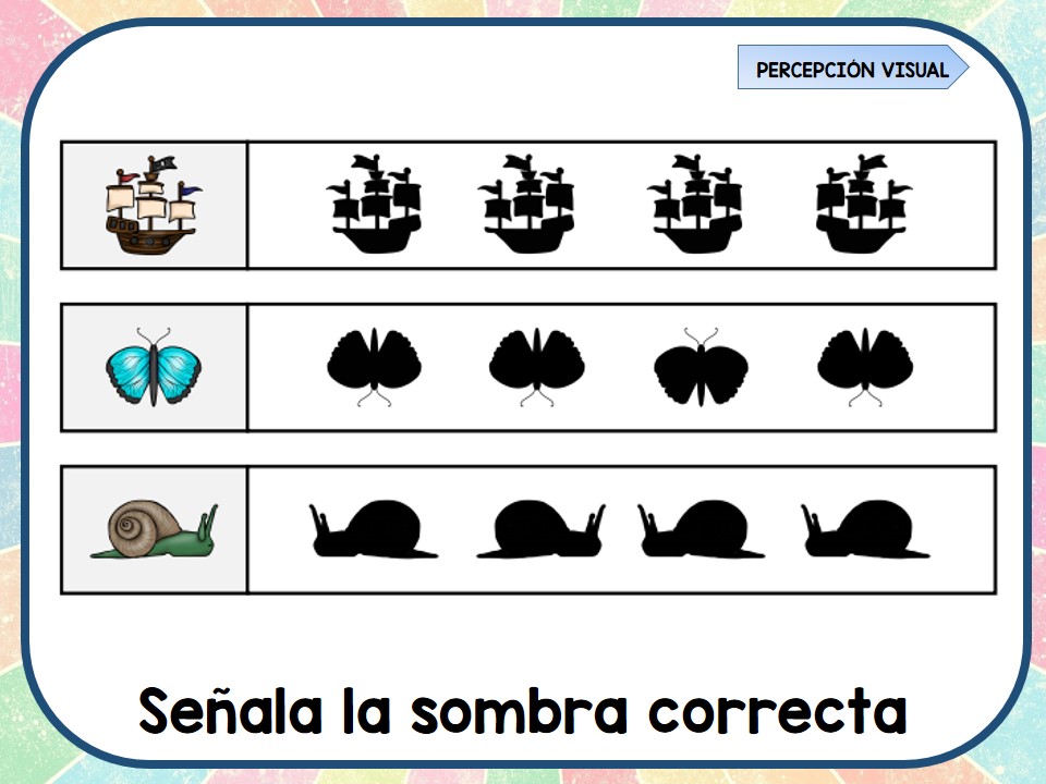 Completo cuaderno de percepción visual -Orientacion Andujar