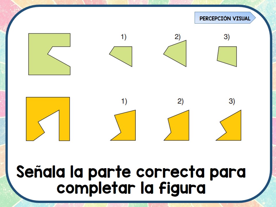 Completo cuaderno de percepción visual -Orientacion Andujar