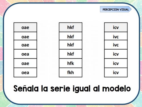 Completo cuaderno de percepción visual -Orientacion Andujar