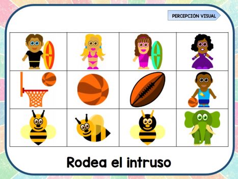 Completo cuaderno de percepción visual -Orientacion Andujar