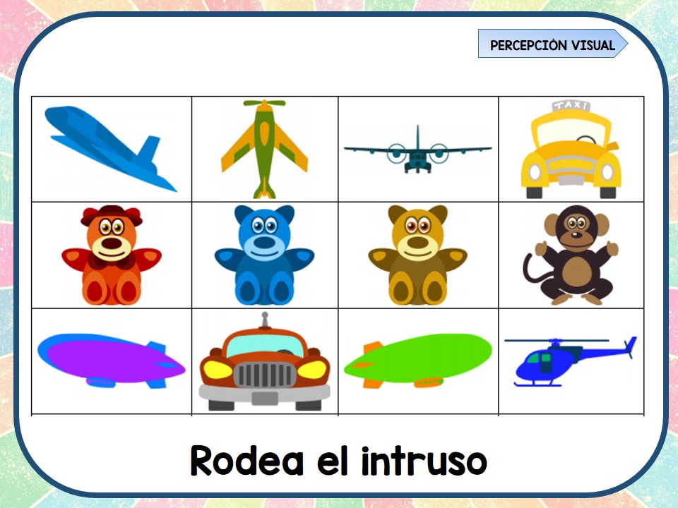 Divertidas fichas de percepción visual para los más pequeños ...