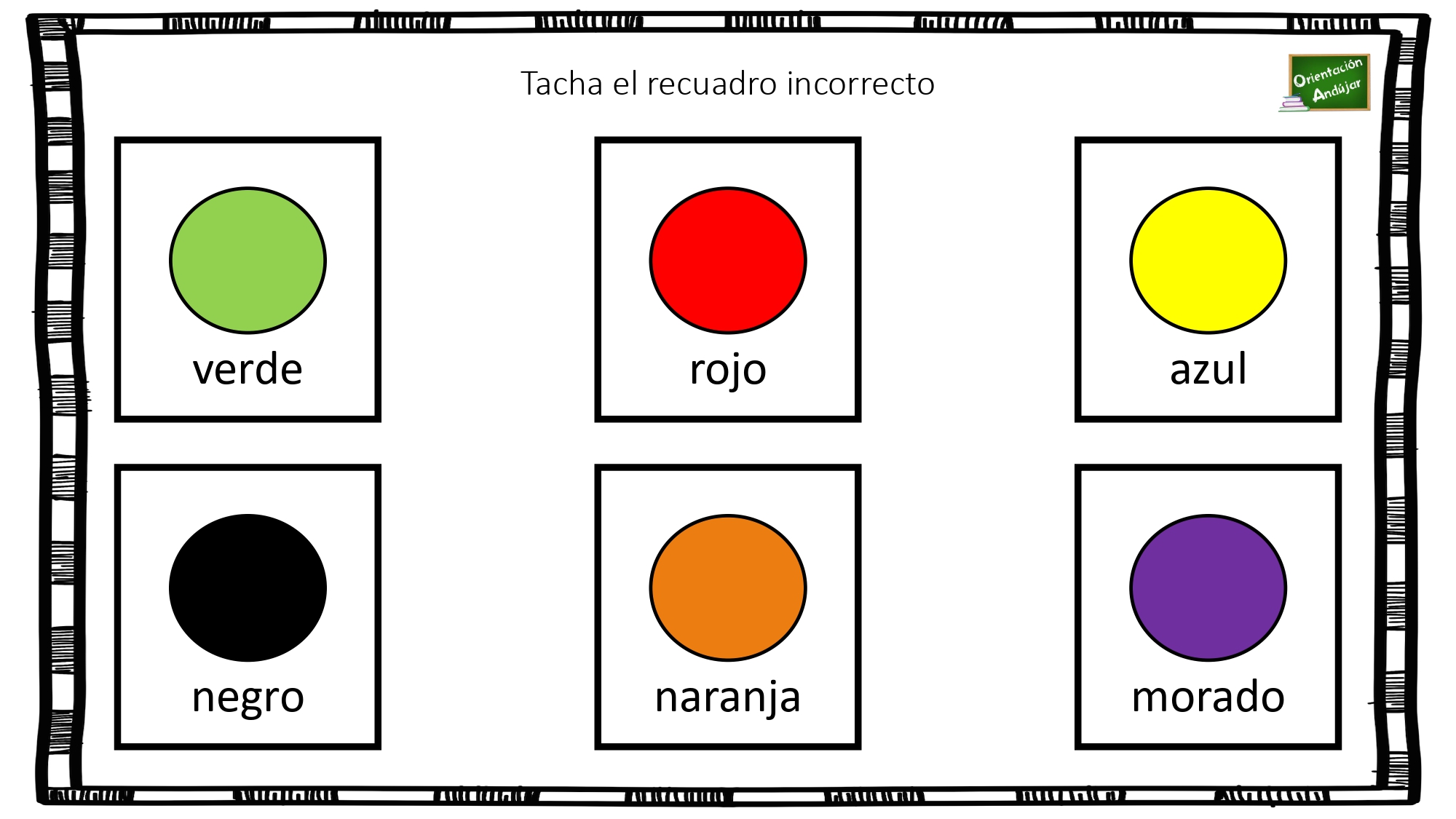 ESTIMULACIÓN COGNITIVA Y ATENCIÓN CON COLORES -Orientacion Andujar