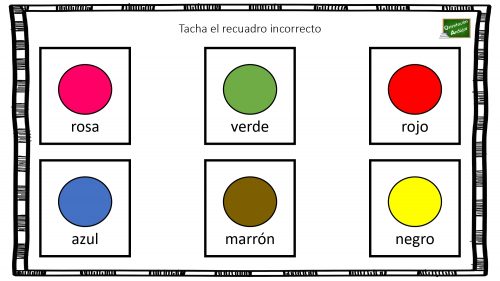 ESTIMULACIÓN COGNITIVA Y ATENCIÓN CON COLORES -Orientacion Andujar