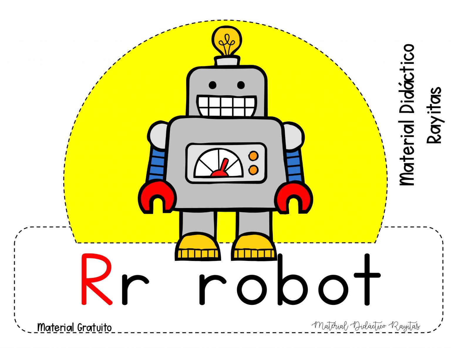 Poster recortable aprendemos el abecedario -Orientacion Andujar