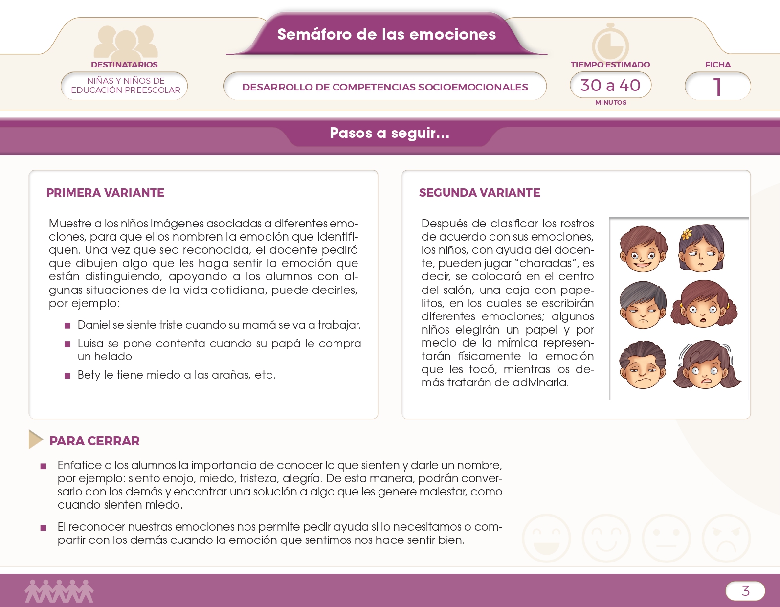 Trabajamos la educación emocional con el semáforo de las emociones ...