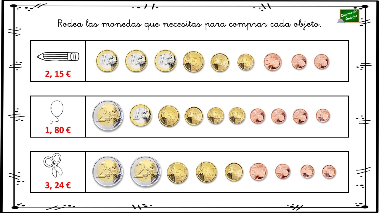 Hojas De Trabajo Sobre Cómo Contar Dinero