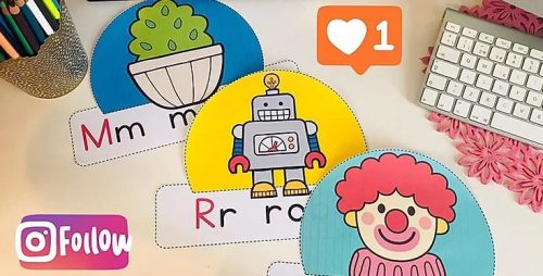 Poster recortable aprendemos el abecedario -Orientacion Andujar