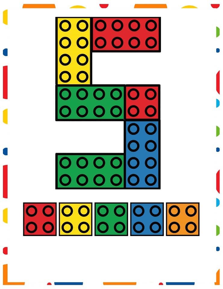 Aprendemos los números con piezas de lego (9) - Orientación Andújar ...