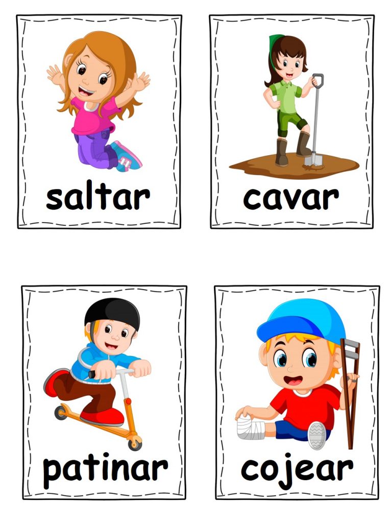 Colección de tarjetas verbales -Orientacion Andujar