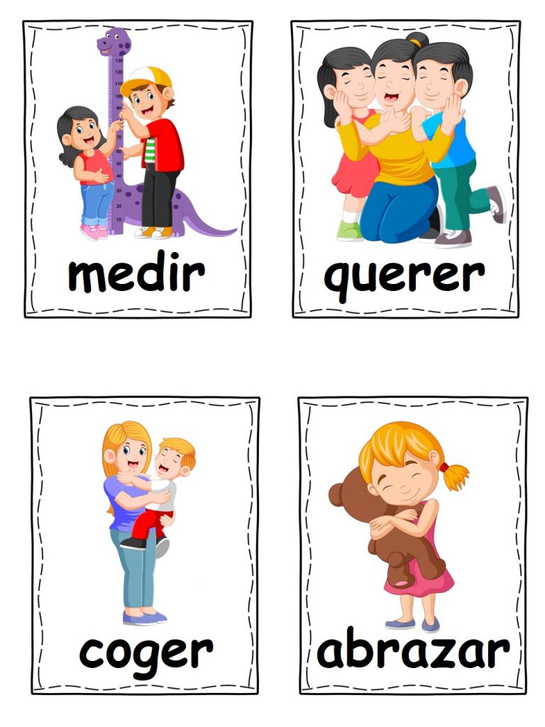 Colección de tarjetas verbales -Orientacion Andujar