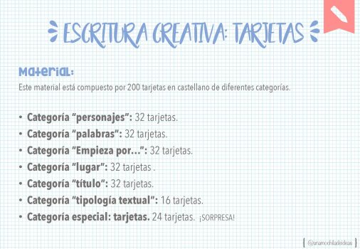 200 tarjetas de escritura creativa y expresión oral -Orientacion Andujar
