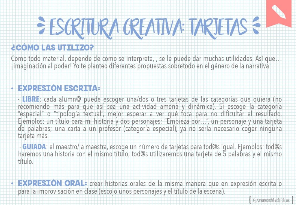 200 tarjetas de escritura creativa y expresión oral -Orientacion Andujar